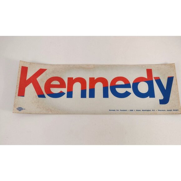 LPIU | Other | Vintage 963 John F Kennedy For President Campaign Bumper ...